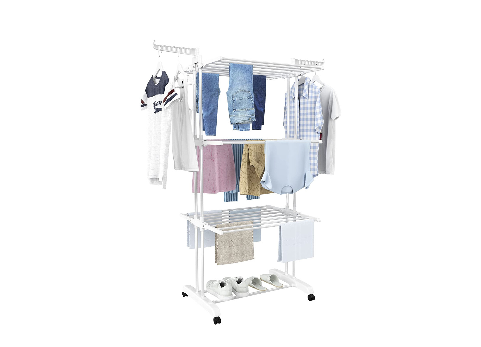 HOMIDEC四層可摺疊晾衣架 特價優惠$62.89 | 事事如意生活網站